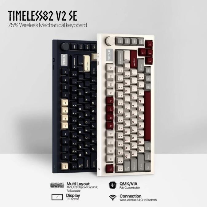 Jual Noir Timeless82 V2 SE / Special Edition Wireless OLED Mechanical ...