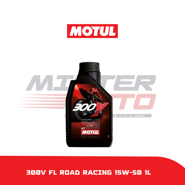 Jual Oli Motor Motul 300V FL Road Racing 15W50 1L | Shopee Indonesia