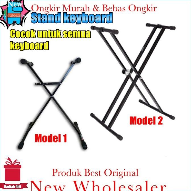 Jual stand Keyboard full besi Cocok untuk semua keybord yamaha dll ...