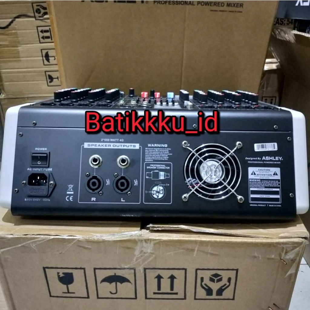 Jual POWER MIXER ASHLEY AUDIO 1000 AUDIO1000 ORIGINAL 550 WATT 10 CH ...