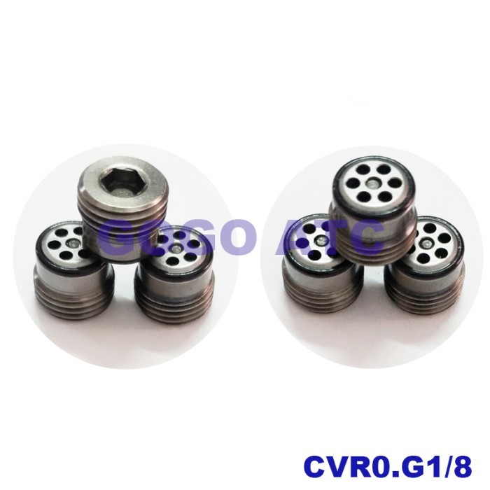 Jual Built-in check valve CVR0.G18 pipe thread 1/8 inch threaded insert ...
