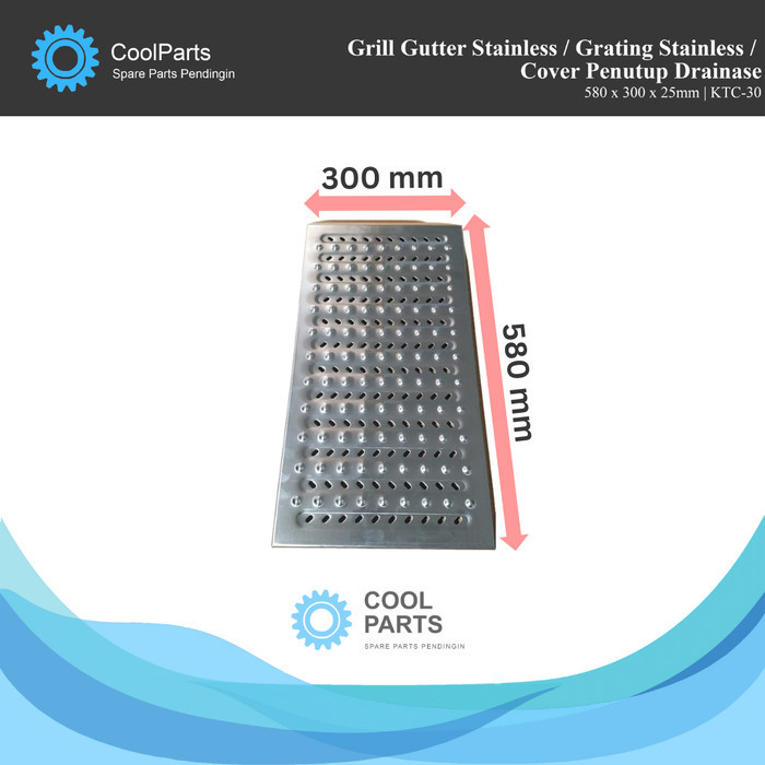 Jual GRILL GUTTER STAINLESS/ GRATING STAINLESS / COVER PENUTUP DRAINASE ...