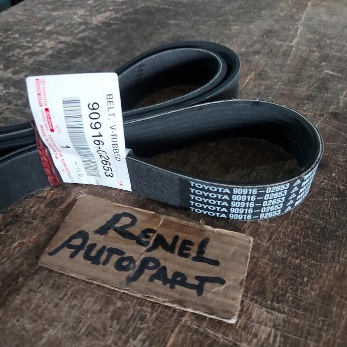 Jual Fan belt tali kipas Toyota Alphard Vellfire Anh20 90916-02653 ORI | Shopee Indonesia