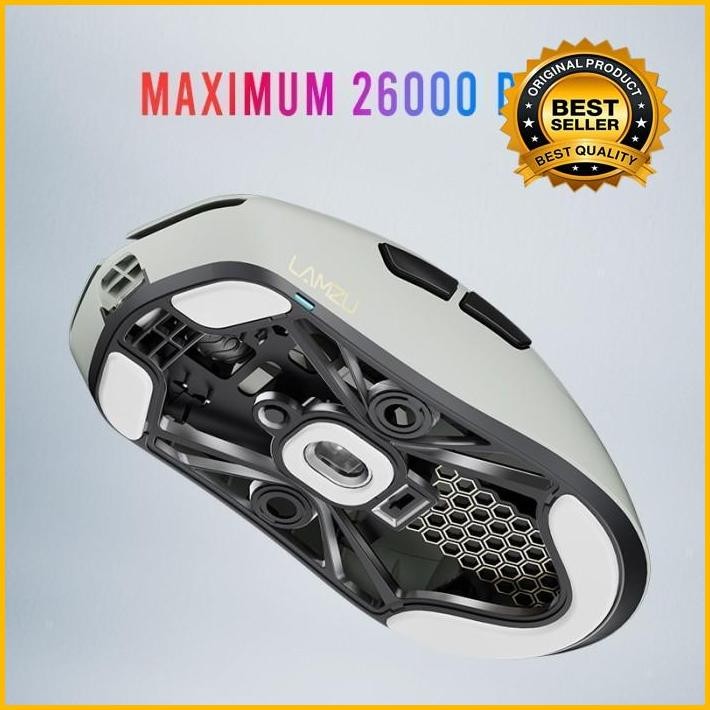 Jual Lamzu Maya 4K Ultralight Ergonomic Wireless Mouse Include 4K ...