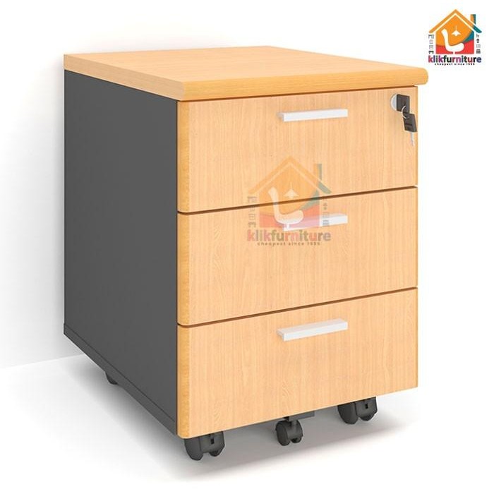 Jual Mobile Drawer Pedestal Laci 3 Susun + Roda Bmb135 Highpoint ...