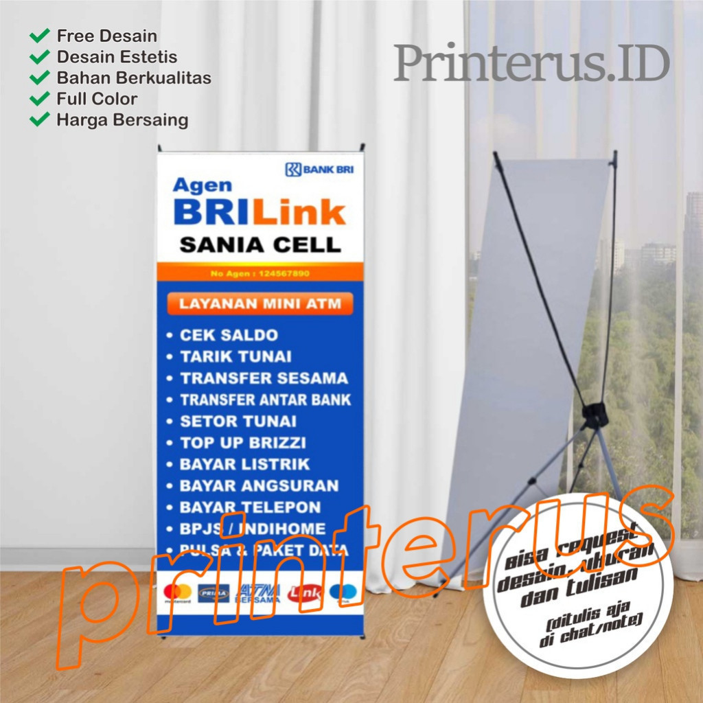 Jual Ambil PROMO Sekarang Juga >> Bisa COD, Chek Dulu X BANNER AGEN BRI ...