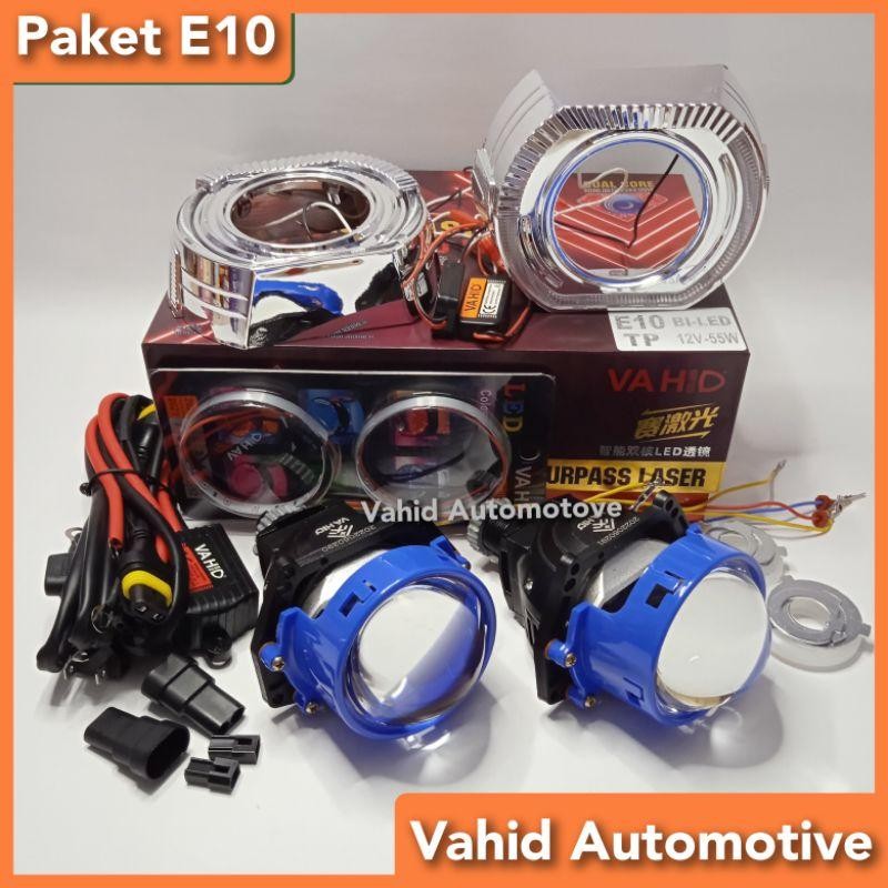 Jual Led Projector Vahid | Bi-Led E10 | Paket Komplit Set E10 Vahid | Shopee Indonesia
