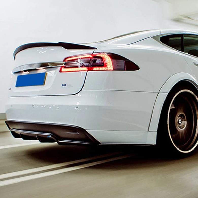 Jual Dapatkan For Tesla Model S 2015-2017 Rear Wing Spoiler, Trunk Boot ...