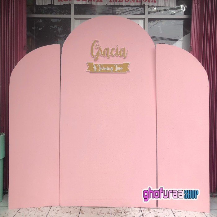 Jual TERBARU backdrop styrofoam ukuran 2x2 meter 3 layer dekorasi ulang ...
