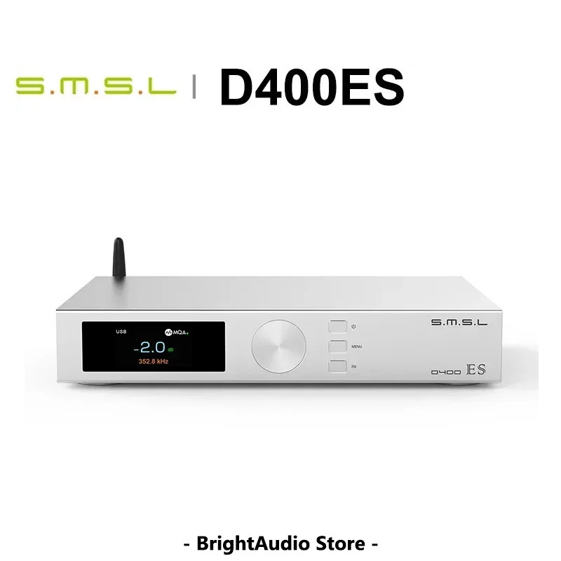 Jual SMSL D400ES MQA Hi-Res Audio DAC AMP Headphone Amplifier | Shopee ...