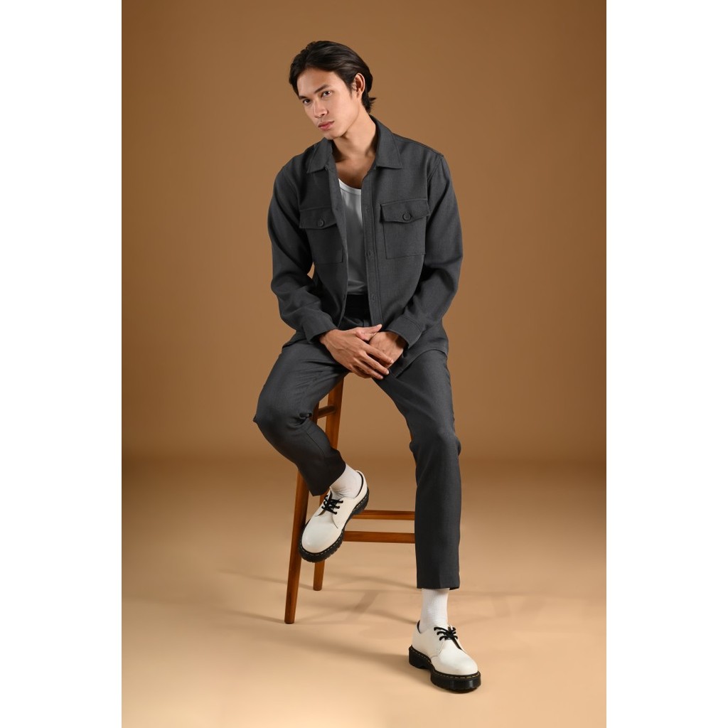 Jual JAKET PREPP STUDIO FRASELA JACKET MID GREY | Shopee Indonesia