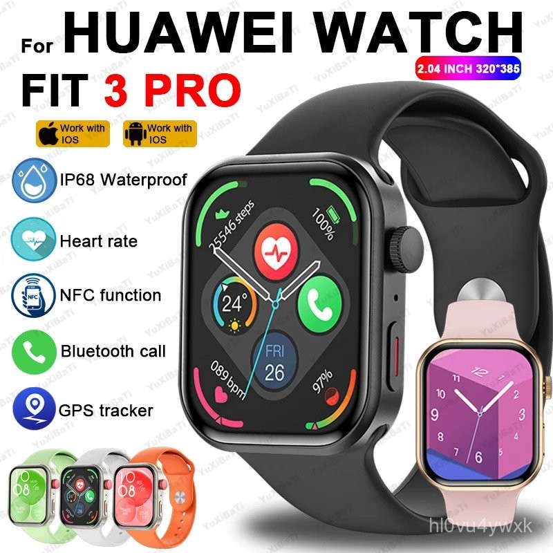 Jual For Watch FIT 3 PRO Smart Watch Men Women 2.01 inch HD AMOLED GPS ...