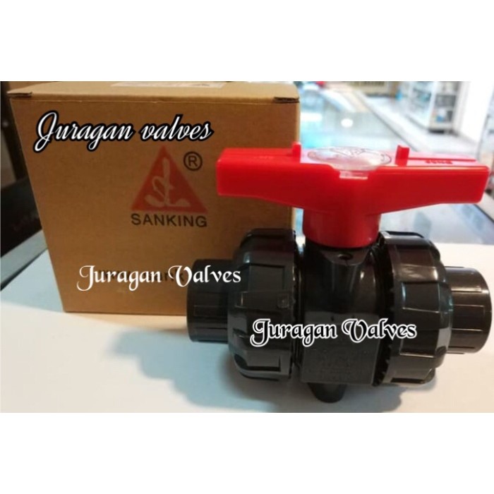 Jual Ball valve pvc true union sanking ukuran 1/2 | Shopee Indonesia