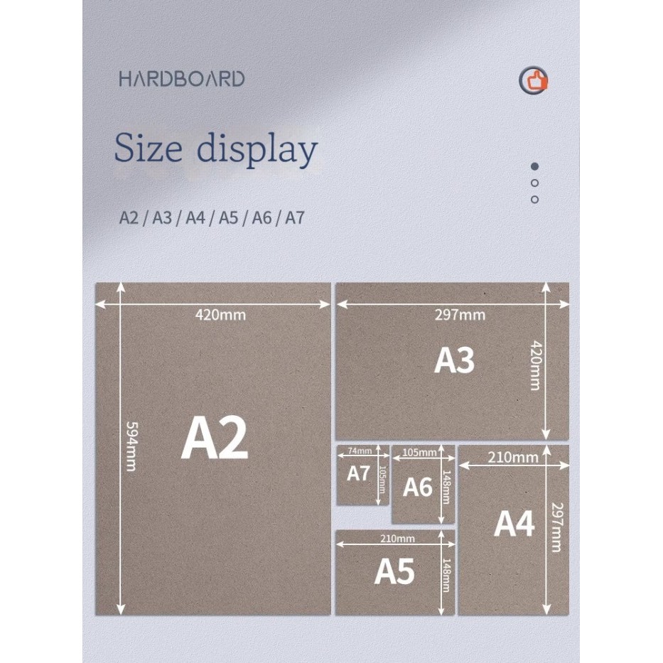 Jual A5 A4 A3 Thicked Kraft Paper DIY Handmake Card Making Cardstock Craft Paper Thick ...