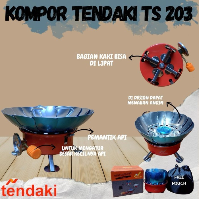 Jual Tendaki Cooking Set Ds-308 *Ds-200 *Kompor K-203 | Shopee Indonesia