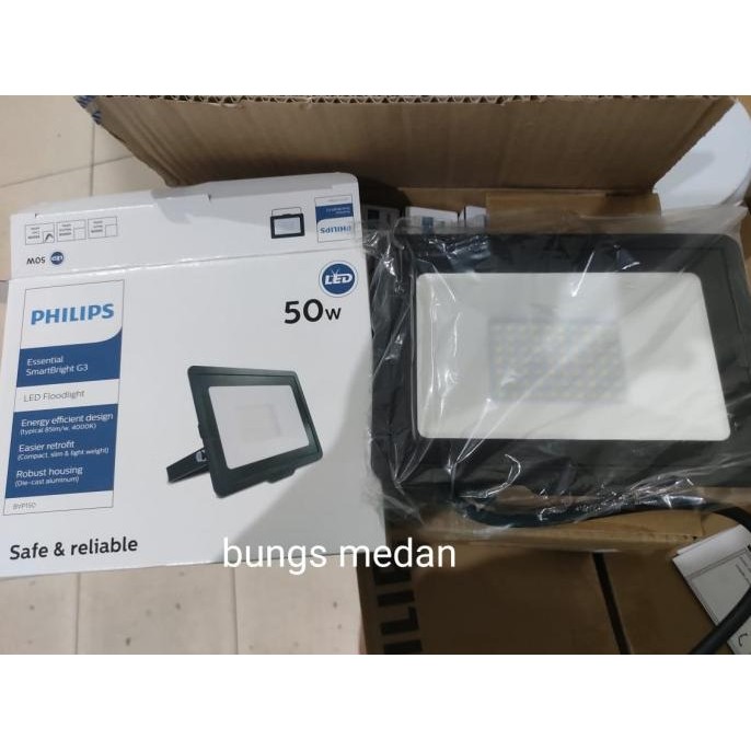 Jual LAMPU LED PHILIPS Sorot BVP150 50W 50Watt 50 Watt IP65 PUTIH 6500K BVP | Shopee Indonesia