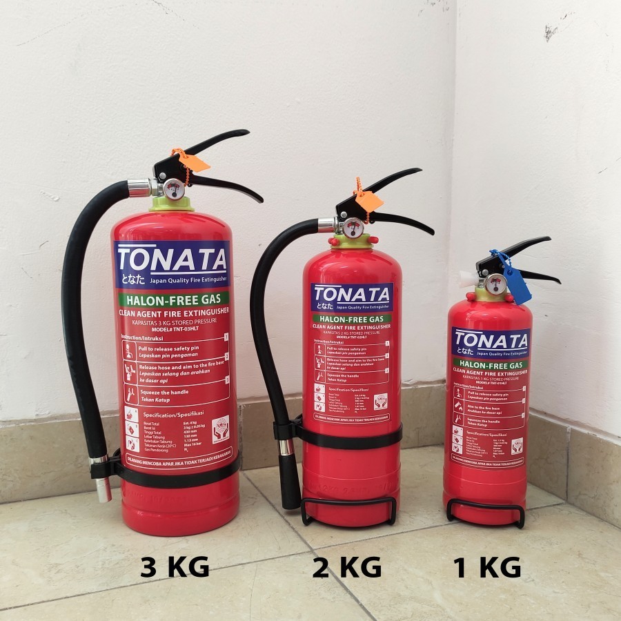 Jual APAR 2 kg Tonata Clean Agent Eco Liquid Gas / Set Komplit | Shopee ...