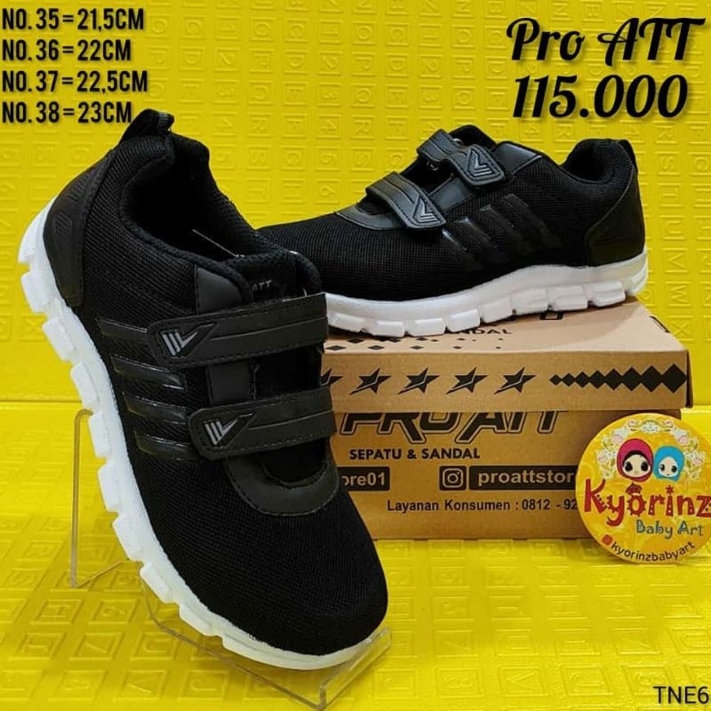 Jual Rekomendasi Terbaik !! Sepatu Sekolah Hitam/ Sepatu Sekolah Pro Att/Sepatu Sekolah Hitam ...