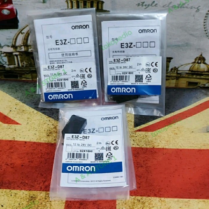 Jual Omron E3Z-D87 Photoelectric Switch E3ZD87 defuse sensor | Shopee ...