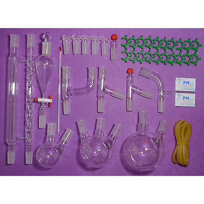 Jual Lab Glassware Kit 24 40 Advanced Chemistry Lab Glassware ...