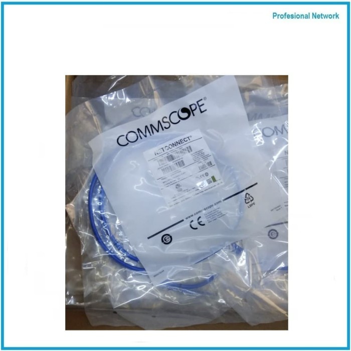 Jual AMP Patchcord cat6 / Patch cord cat.6 10ft 3M Original Commscope ...