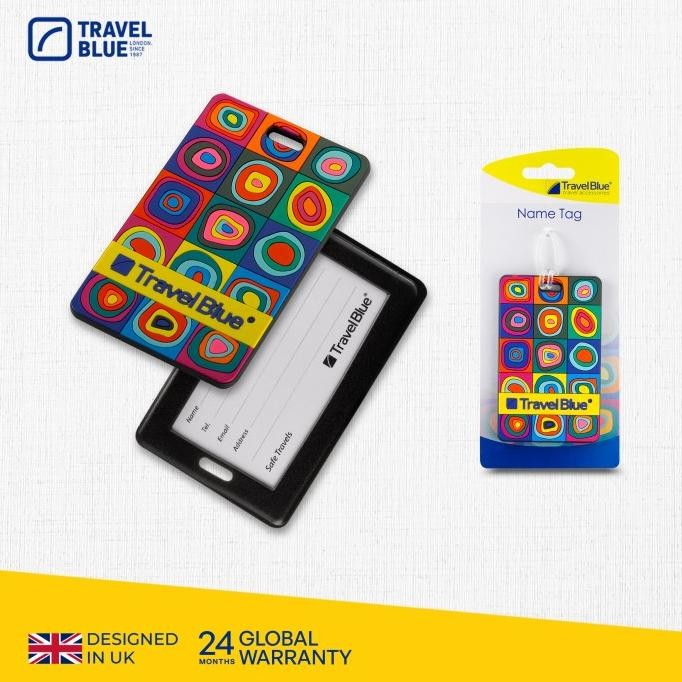 Jual Travel Blue Luggage Id Name Tag Gantungan Label Nama Koper ...