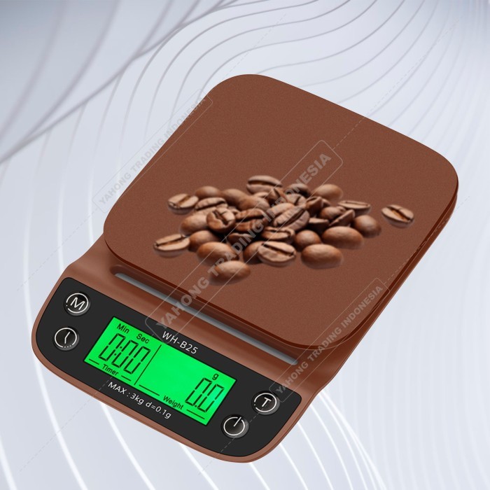 Jual TIMBANGAN MEJA DIGITAL V60 TIMER SANBEI COFFEE DRIP SCALE 3KG*0.1G ...