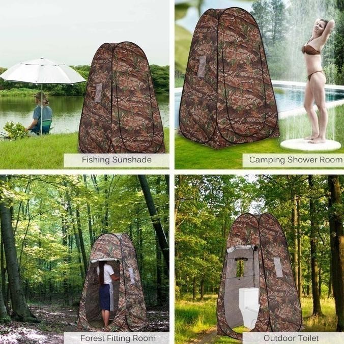Jual Tenda Toilet Portable Otomatis WC Outdoor Camping Emergency ...