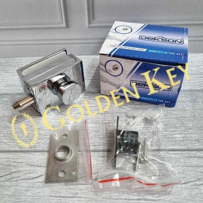 Jual Glass Lock Dekkson Dekson GL 621 CP Kunci Pintu Kaca kamar Mandi WC ke tembok | Shopee ...