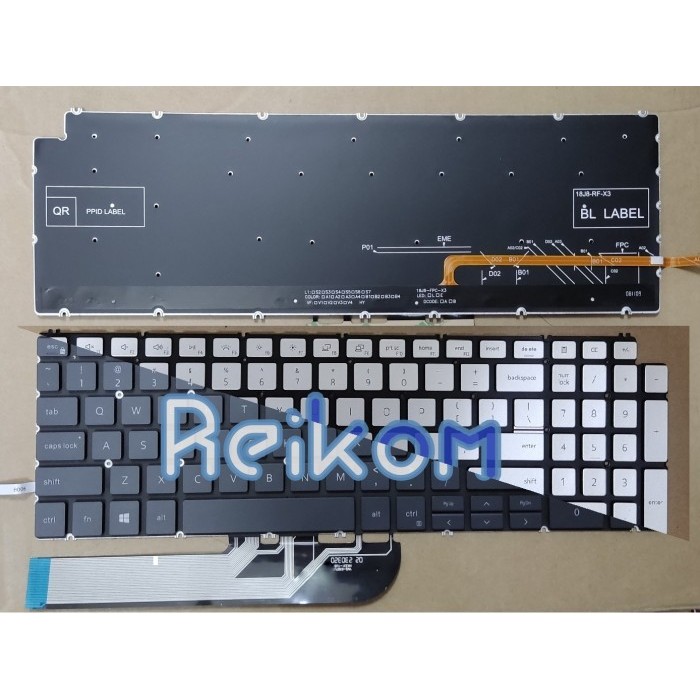 Jual KEYBOARD DELL INSPIRON 15 3501 3502 3505 5591 P90F LATITUDE 3510 P101F | Shopee Indonesia