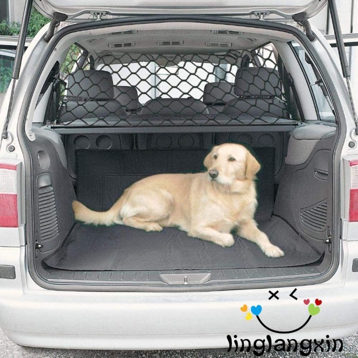 Jual Mu-Universal Suv Car Dog Barrier Net Mesh Adjustable Divider Pet ...