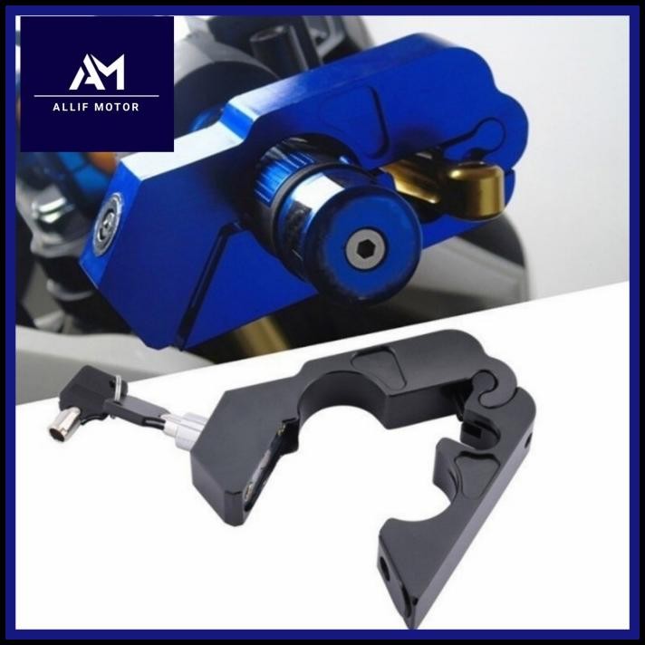 Jual Grip Lock Caps Lock Kunci Gembok Pengaman Motor Anti Maling Full ...
