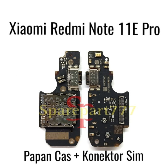 Jual PAPAN KONEKTOR CHARGER KONEKTOR SIM REDMI NOTE 11E PRO - PCB CAS ...