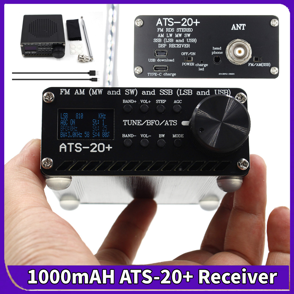 Jual All Band Radio ATS-20+ Reiver FM AM (MW SW) SSB (LSB USB) | Shopee ...