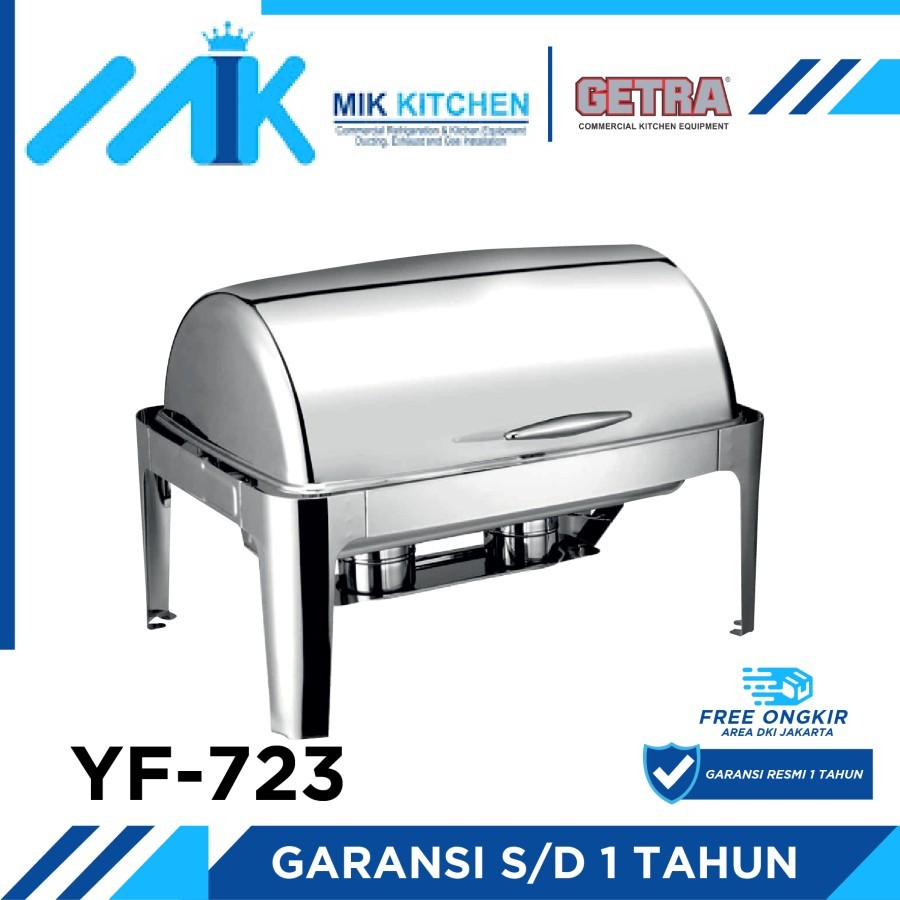 Jual GETRA Buffet Chafing Dish Oblong, Solid Top YF-723 / YF-723 Full ...