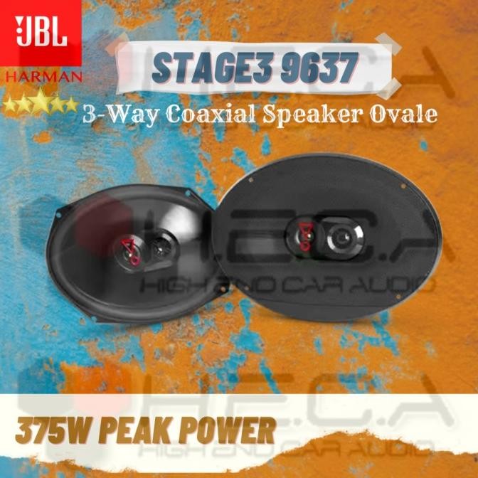 Jual JBL STAGE3 9637 SPEAKER 3-WAY COAXIAL OVAL STAGE 3 9637 MOBIL ...
