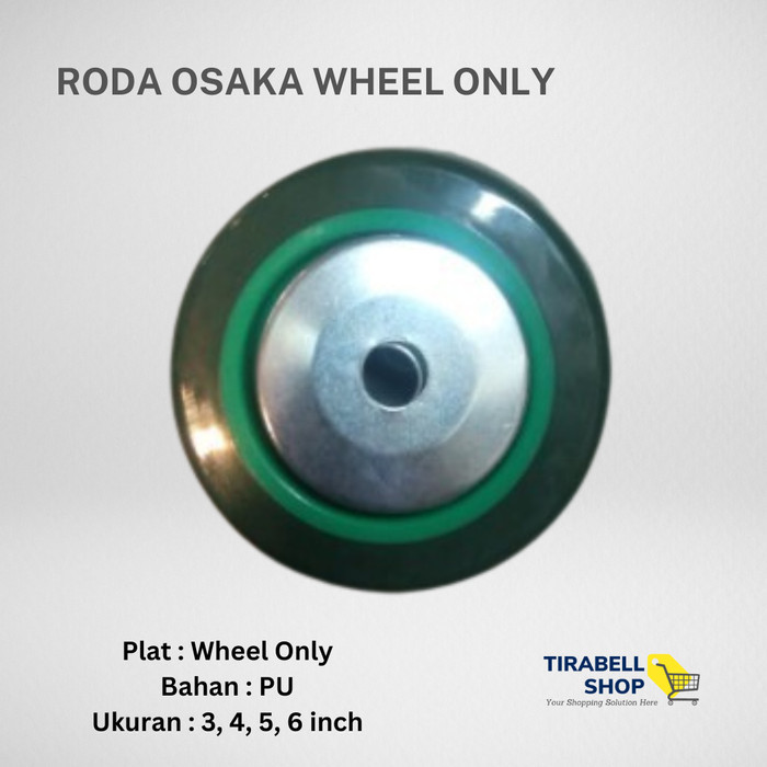 Jual Roda Osaka Ijo 6 Inch Wheel Only | Shopee Indonesia
