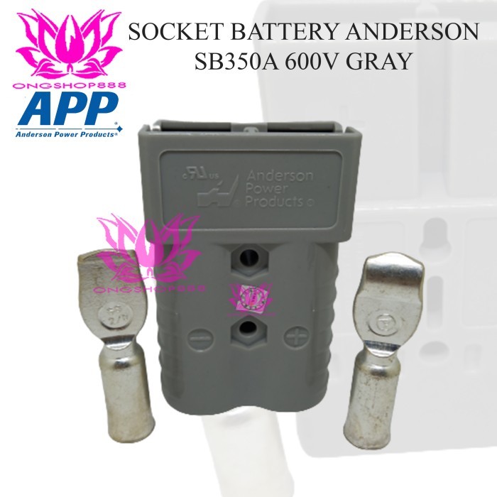 Jual Socket Battery Anderson 350A 600V Grey For Forklift | Shopee Indonesia