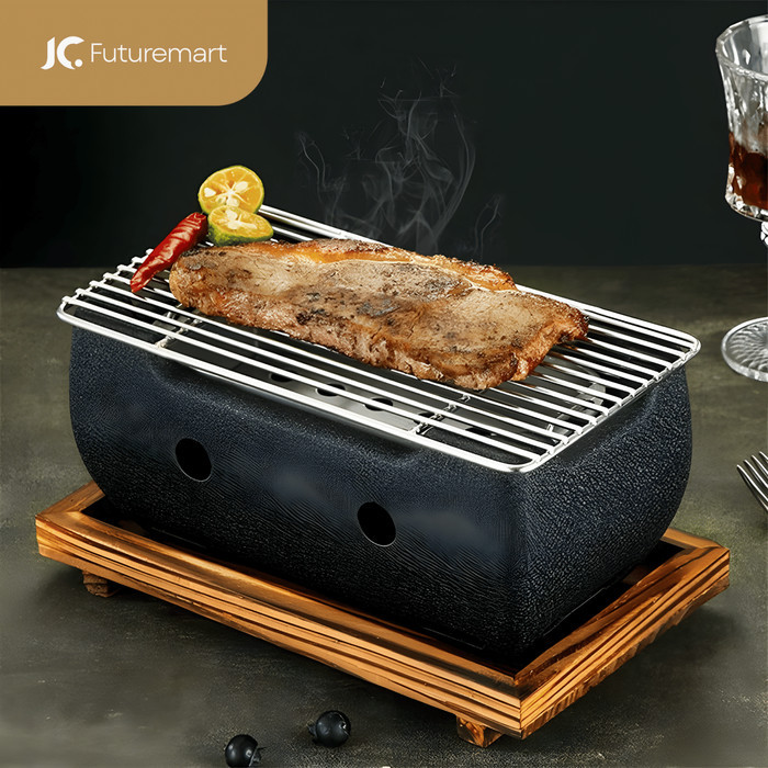 Jual Alat Panggang Arang Bbq Jepang Japanese Hibachi Barbeque Grill P ...