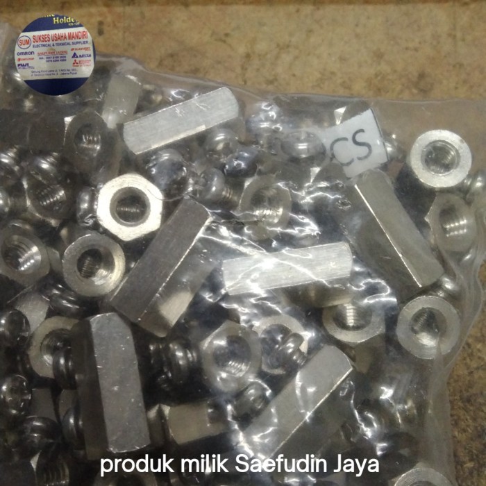Jual Nut Atau Sambungan Stainles Stik Holder Wlc | Shopee Indonesia