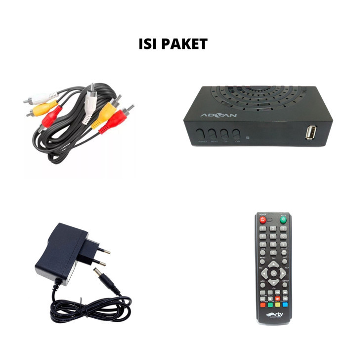 Jual ADVAN DIGIPRO DV3 T2 DIGITAL TV CONVERTER SET TOP BOX RECEIVER TV ...