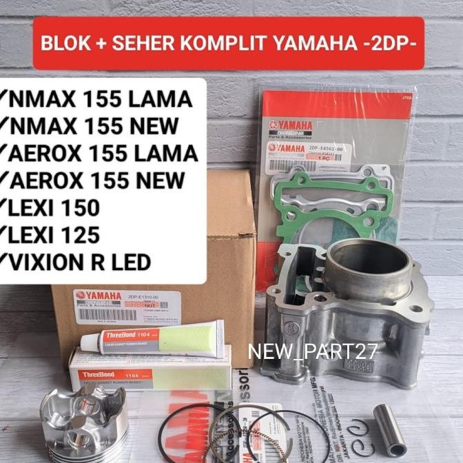 Jual blok seher komplit Yamaha NMAX 155 AEROX 155(BONUS TOPSET ...