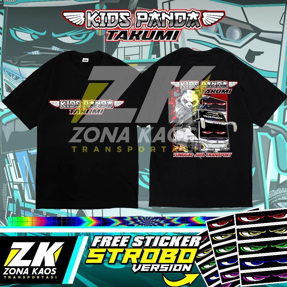 Jual BISA COD ( FREE STICKER ) KAOS BUS ANAK TUNGGAL JAYA KIDS PANDA ...