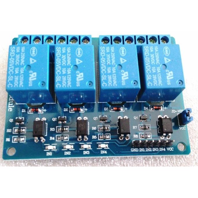 Jual Promo Modul Relay 4 Channel for Arduino, Raspberry Pi, Dll COD ...