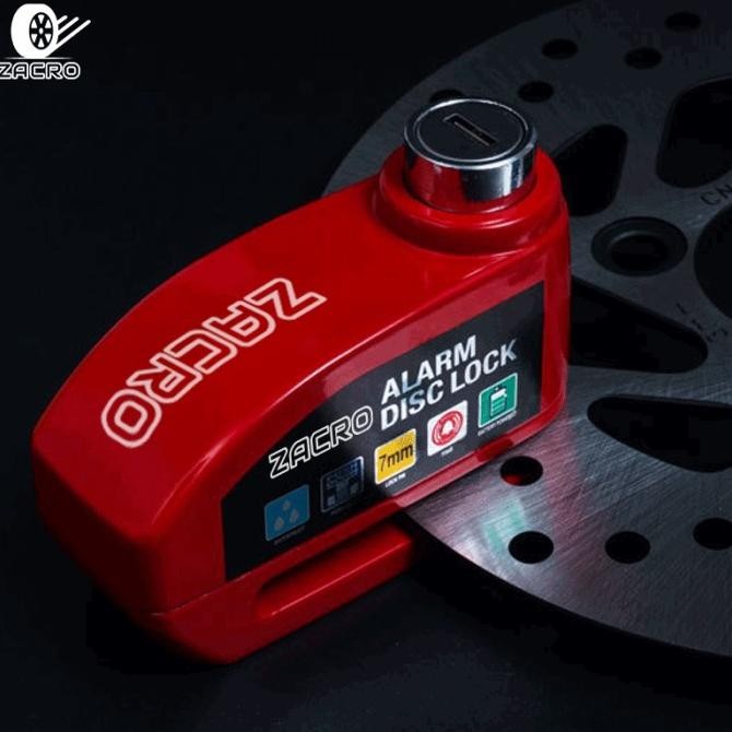 Jual TERMURAH SANIASHOP26 ZACRO GEMBOK CAKRAM ALARM DISC LOCK KUNCI ...