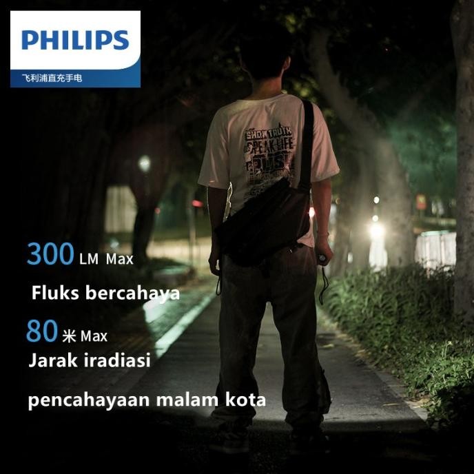 Jual Philips Lampu Senter LED SFL2185 / Senter Flashlight Super Terang ...