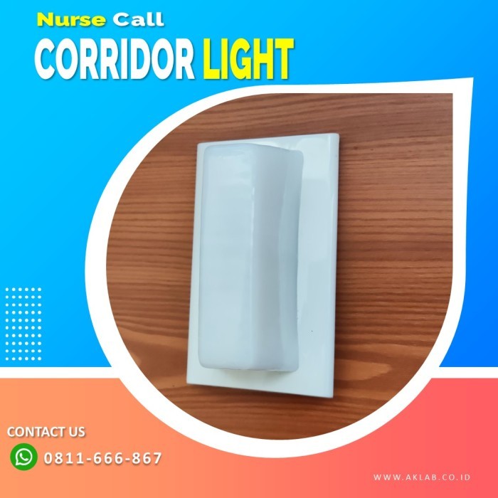 Jual Lampu Koridor Nurse Call AKLAB MS02 Corridor Light Rumah Sakit 24V ...