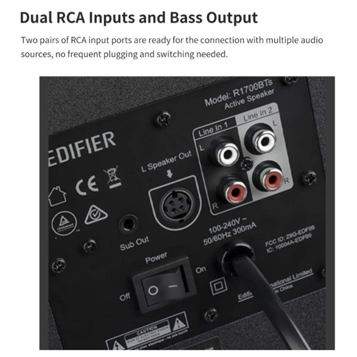 Jual Edifier R1700BTs / R 1700BTs / R1700 BTs 2.0 Active Bookshelf DSP ...