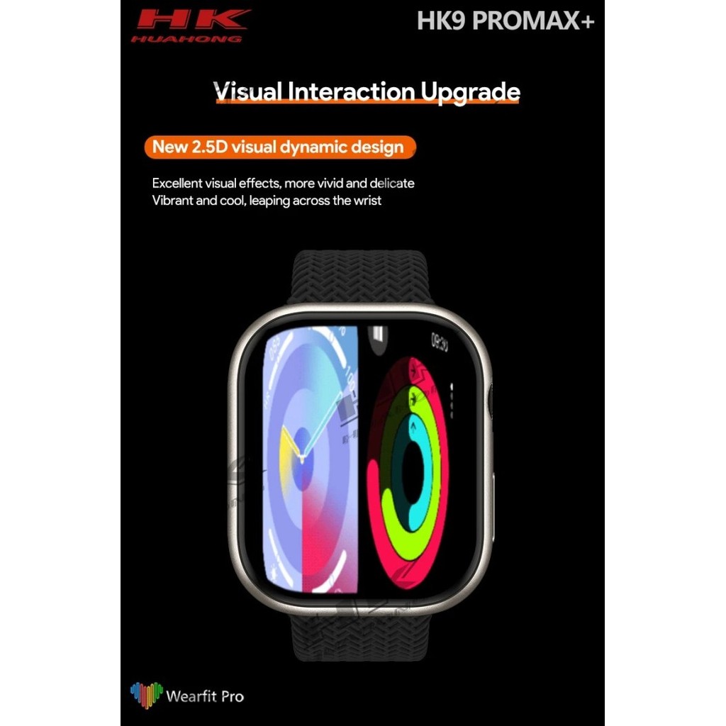 Jual Hk9 Pro Plus Gen 2 Smartwatch Amoled Always On Display Watch Ultra ...