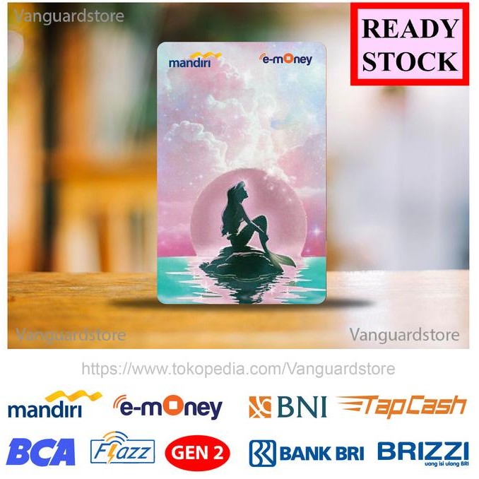 Jual Produk Baru!! Kartu Emoney Mandiri Etoll Design Gambar Putri ...
